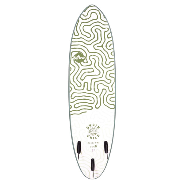 Softech Brainchild 7'0" Surfboard - Smoke Green