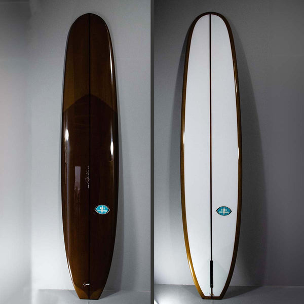 Bing California Square Type 2 Longboard - 9'6 - Root Beer
