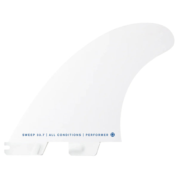 FCS II Performer Tri Fin Set - White Edition