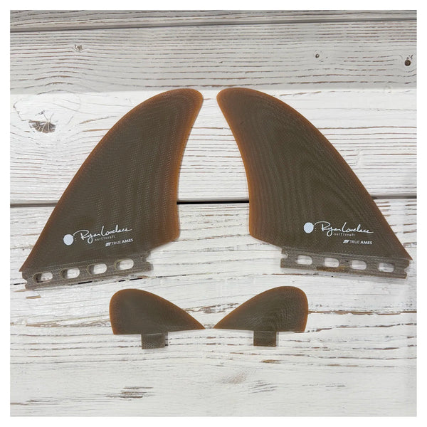 True Ames Lovelace FM Twinzer Fin Set - Brown