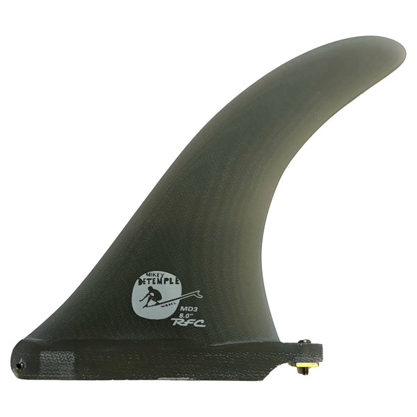 Rainbow Fin Co. MD3 Flex Longboard Fin - 8" - Smoke