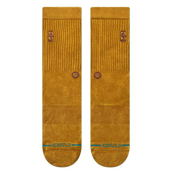 Stance NBA Logoman Wash Socks - Gold