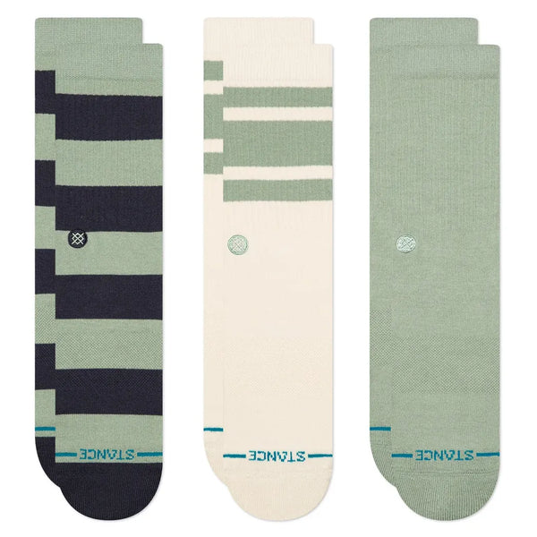 Stance Townie Unisex Crew 3 Pack - Seagreen