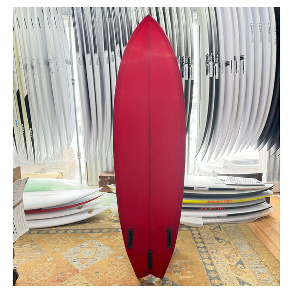 Vouch Sambal Surfboard - 6'2" - Red