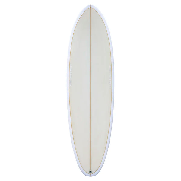 Love Machine Cheet Surfboard 6'4" - Tan/Pin Line