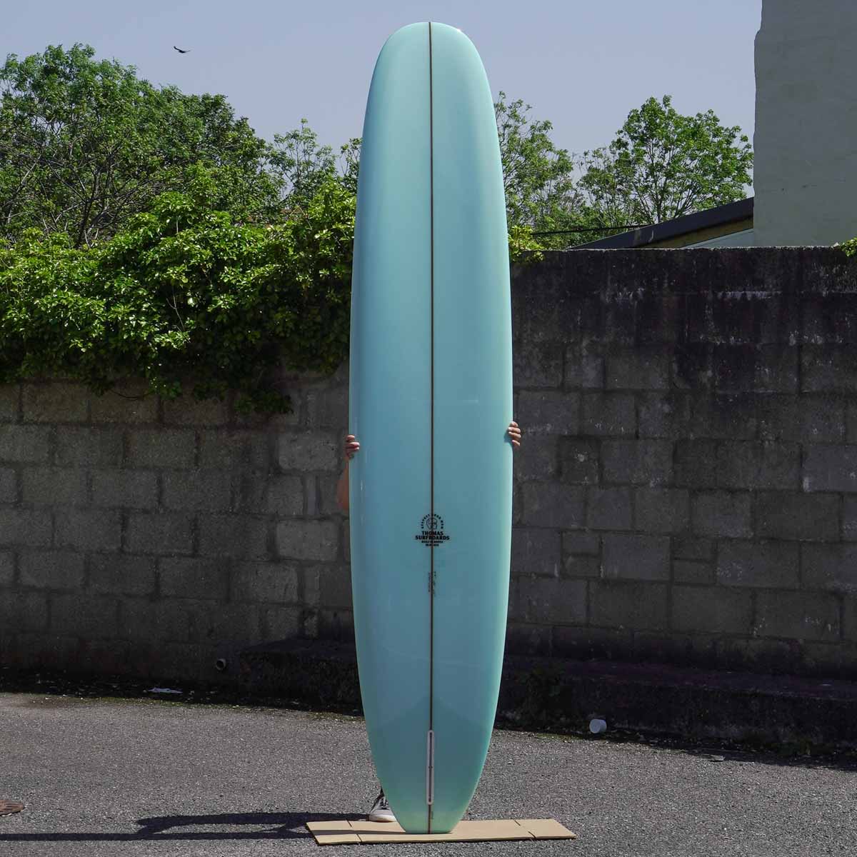 Thomas Surfboards Step Deck 9'6" - Clear/Turquouise