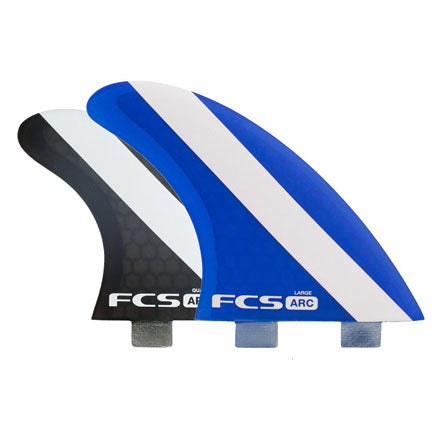 FCS ARC PC Tri Quad Fin Set - Large