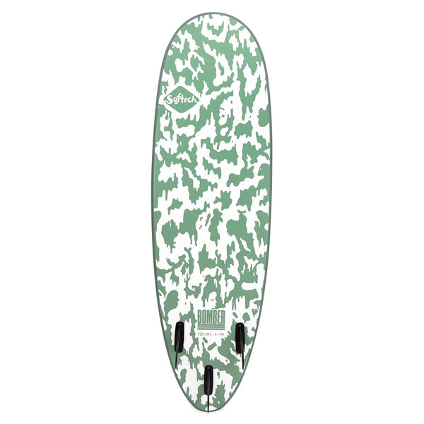 Softech Bomber 6'4" Surfboard - Smoke/Green/White