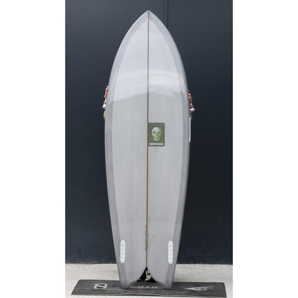 Christenson Twin Fin Fish Surfboard - 5'10" - Smoke