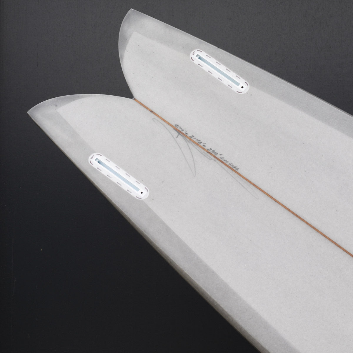 Christenson Twin Fin Fish Surfboard - 5'10" - Smoke