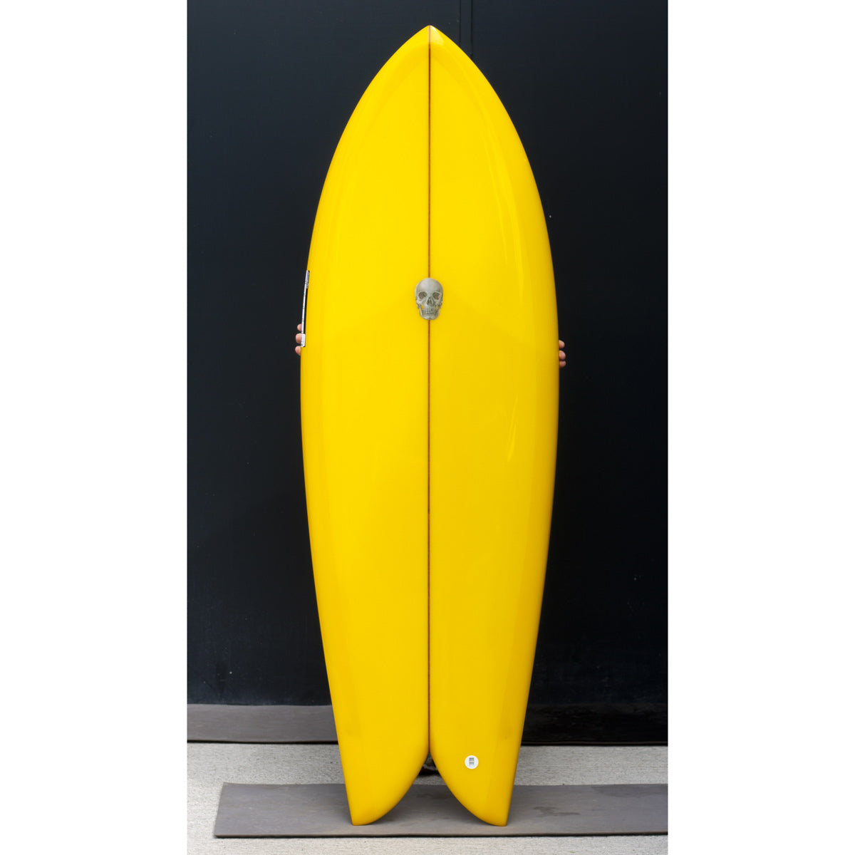 Christenson Twin Fin Fish Surfboard - 5'4" - Yellow