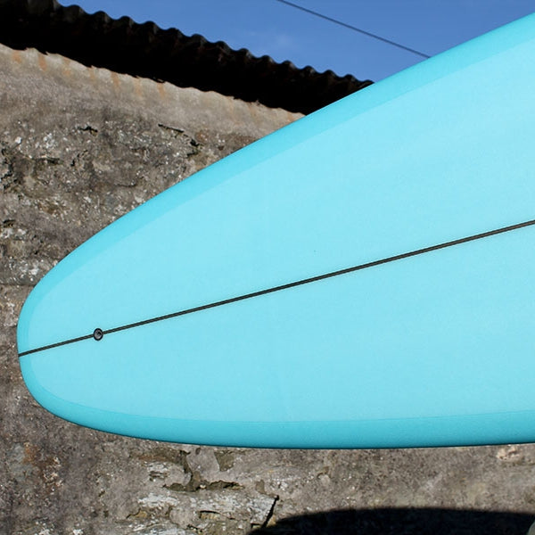 Christenson Flat Tracker Surfboard - 7'6" pale blue