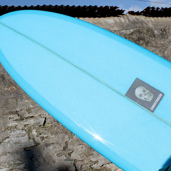 Christenson Flat Tracker Surfboard - 7'6" blue