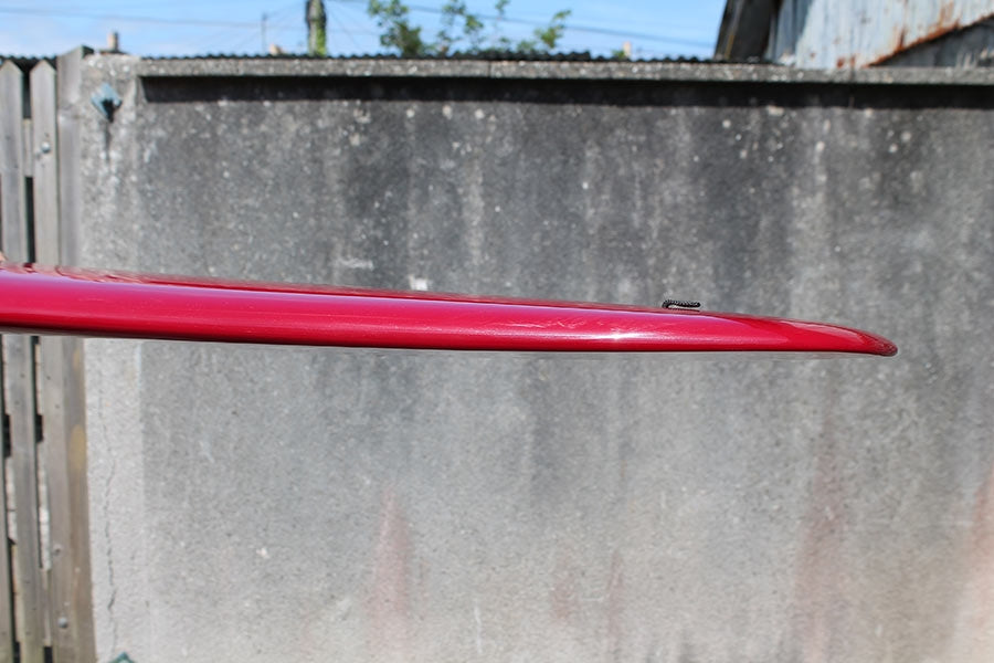 Christenson Flat Tracker Surfboard (Burgundy) - 8'0"