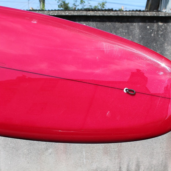 Christenson Flat Tracker Surfboard (Burgundy) - 8'0"