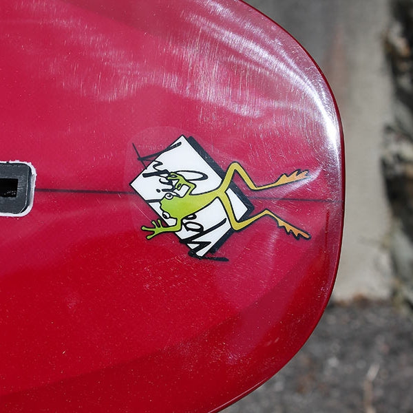 Christenson Flat Tracker Surfboard (Burgundy) - 8'0"