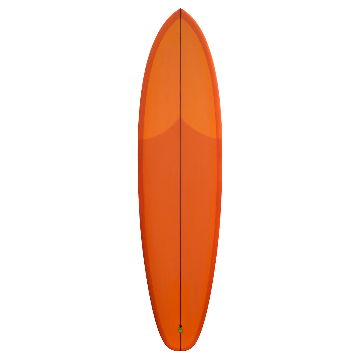 Christenson Flat Tracker Surfboard - 7'2 - orange sanded