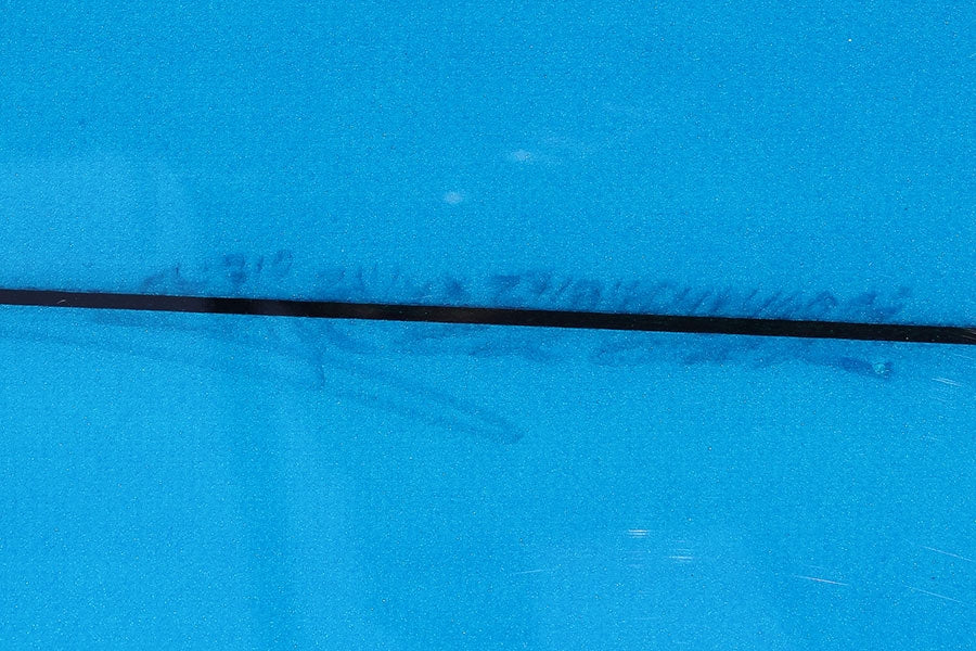 Christenson Flat Tracker Surfboard (Blue) - 7'10"