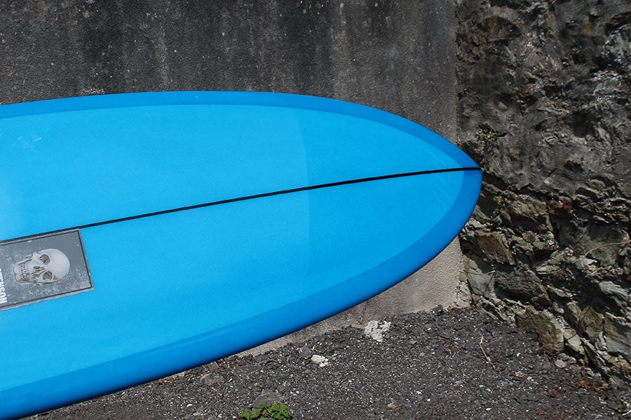 Christenson Flat Tracker Surfboard (Blue) - 7'10"