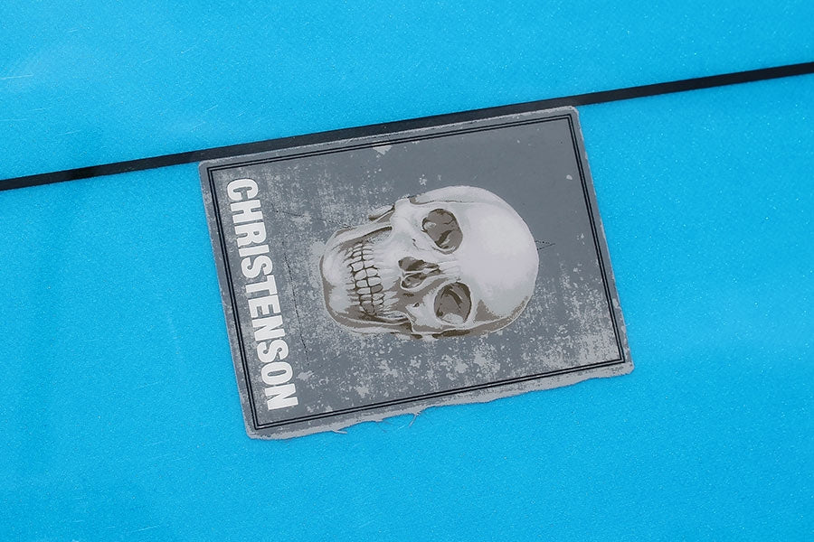 Christenson Flat Tracker Surfboard (Blue) - 7'10"