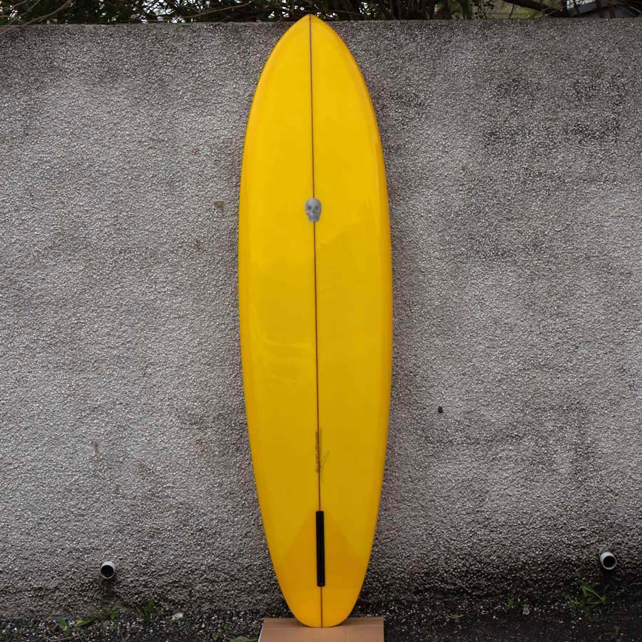 Christenson Flat Tracker Surfboard - 7'2 - Yellow
