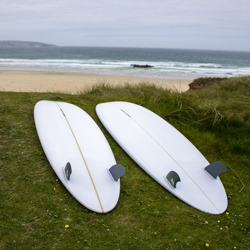 Channel Islands CI Mid Twin Surfboard - Clear