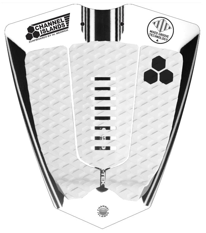 Channel Islands Mixed Groove Pad white