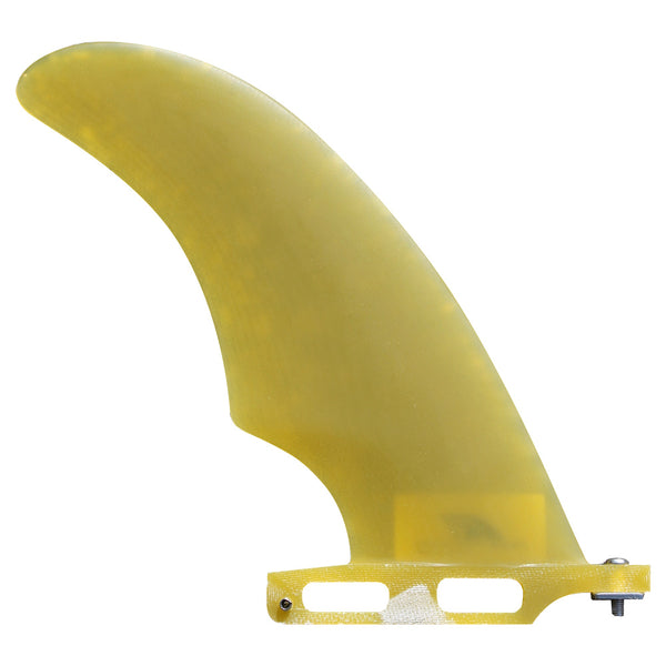 Fins Unlimited Cutaway Longboard Fin - Yellow - 8"