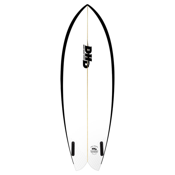 DHD Mini Twin Surfboard - Blue Scarlett