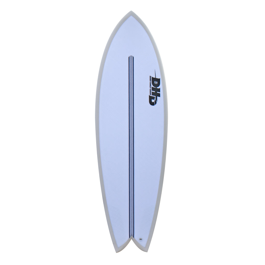 DHD Mini Twin EPS Surfboard - Grey