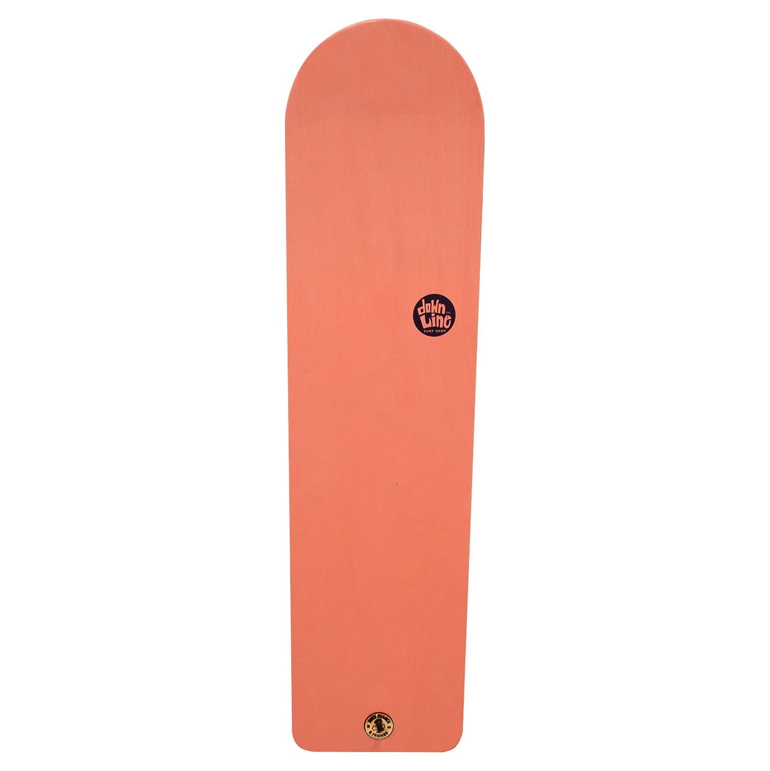 Down the Line Belly Board - Burnt Orange