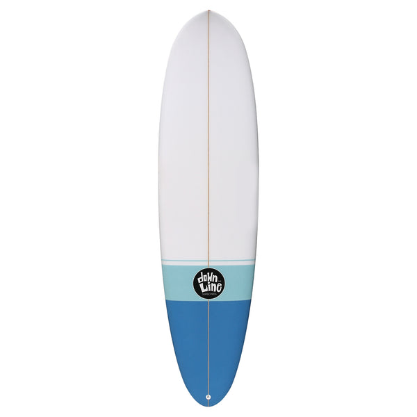 Down the Line Surf Co. Magic Carpet Surfboard - Blue/Light Blue