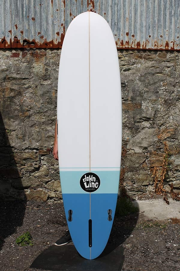 Down the Line Surf Co. Magic Carpet Surfboard - Blue/Light Blue - Down ...