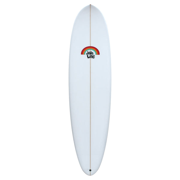 DTL Surf Co. Magic Carpet Surfboard - Red Rainbow 8'0