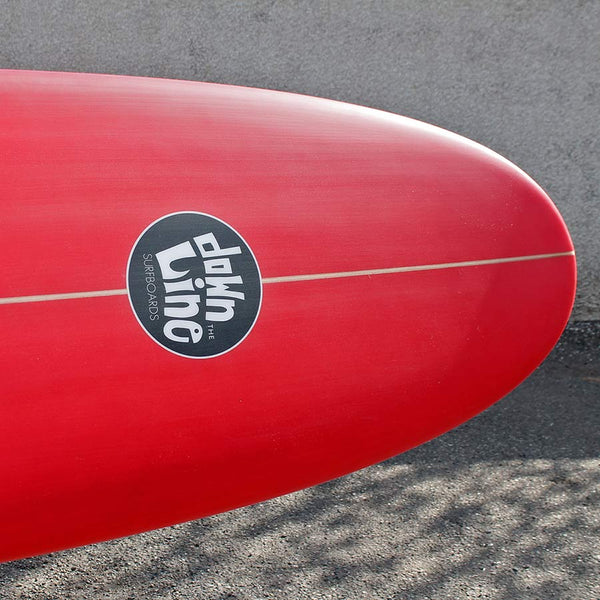 DTL Surf Co. Mini Mal Surfboard - Red Spray