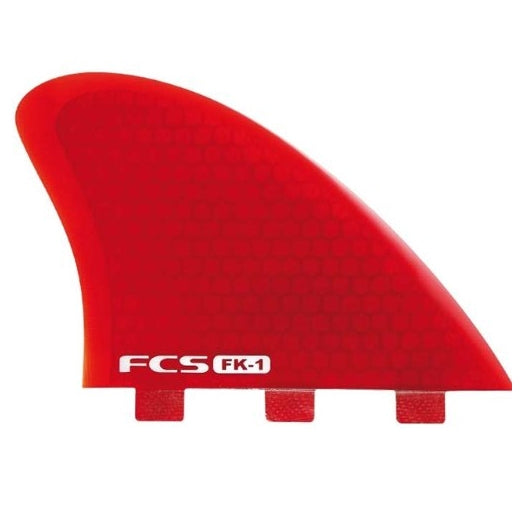 FCS FK-1 PC Fish Twin Keel Fins - Red