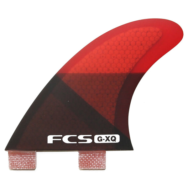 FCS G-XQ Quad Rear Fins Medium - Red Slice