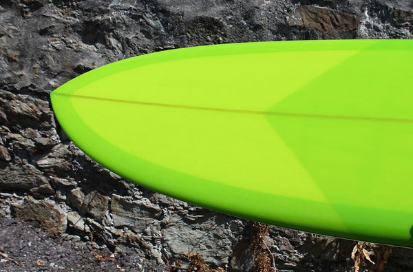 Christenson Flat Tracker Surfboard (Limee Tint) - 7'6"