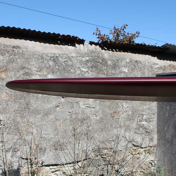 Christenson Flat Tracker Surfboard (Burgundy) - 7'6"