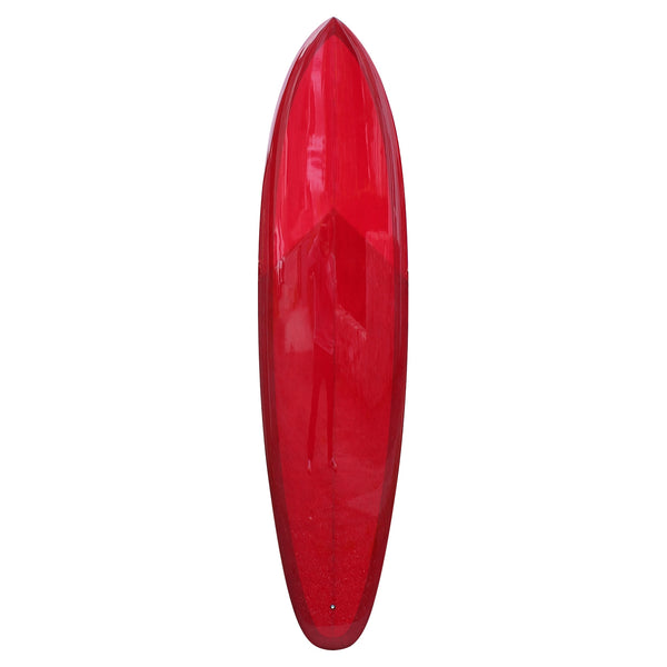 Christenson Flat Tracker Surfboard (Burgundy) - 7'6"