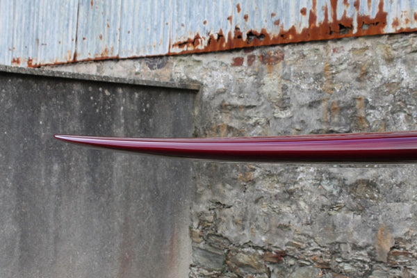 Christenson Flat Tracker Surfboard (Burgundy) - 7'6"