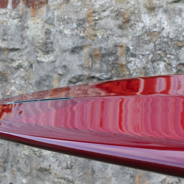 Christenson Flat Tracker Surfboard (Burgundy) - 7'6"