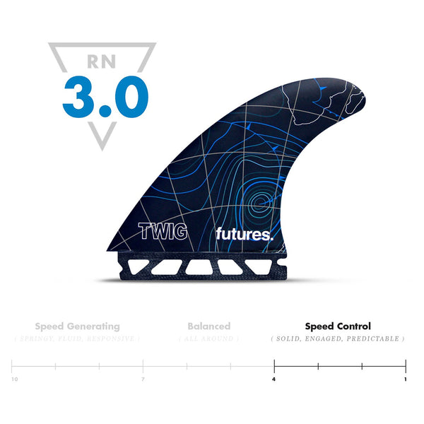 Futures Fins Twiggy 5 Fin - Large