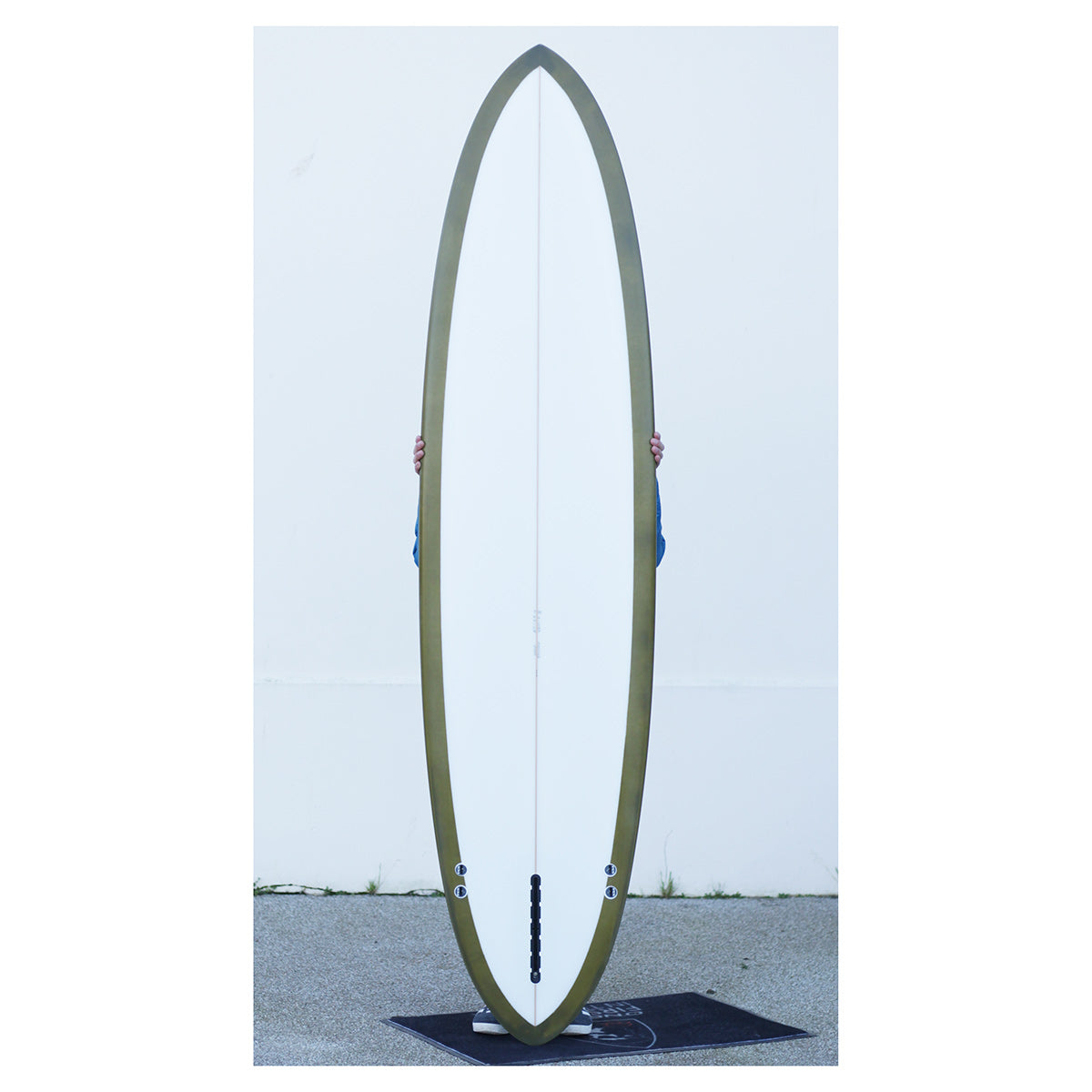 Love Machine Thick Lizzy Surfboard 7'10" - Olive