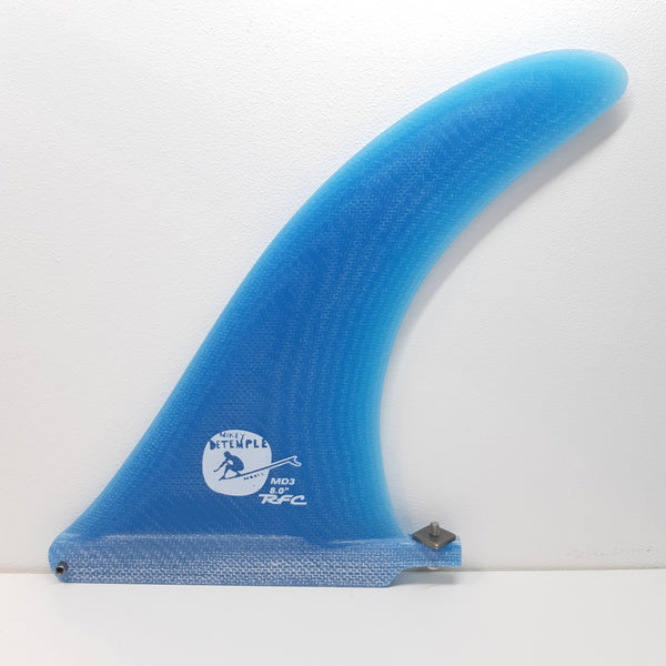 Rainbow Fin Co. MD3 Flex Longboard Fin - 8" - Blue