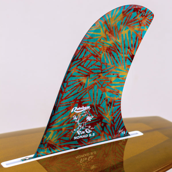 Rainbow Fin Co. Nomad Longboard Fin - 9.5" - Multi