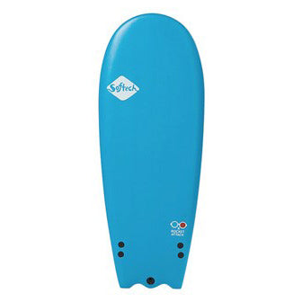 Softech Rocket Attack 4'8" Surfboard - Blue/Red/3D