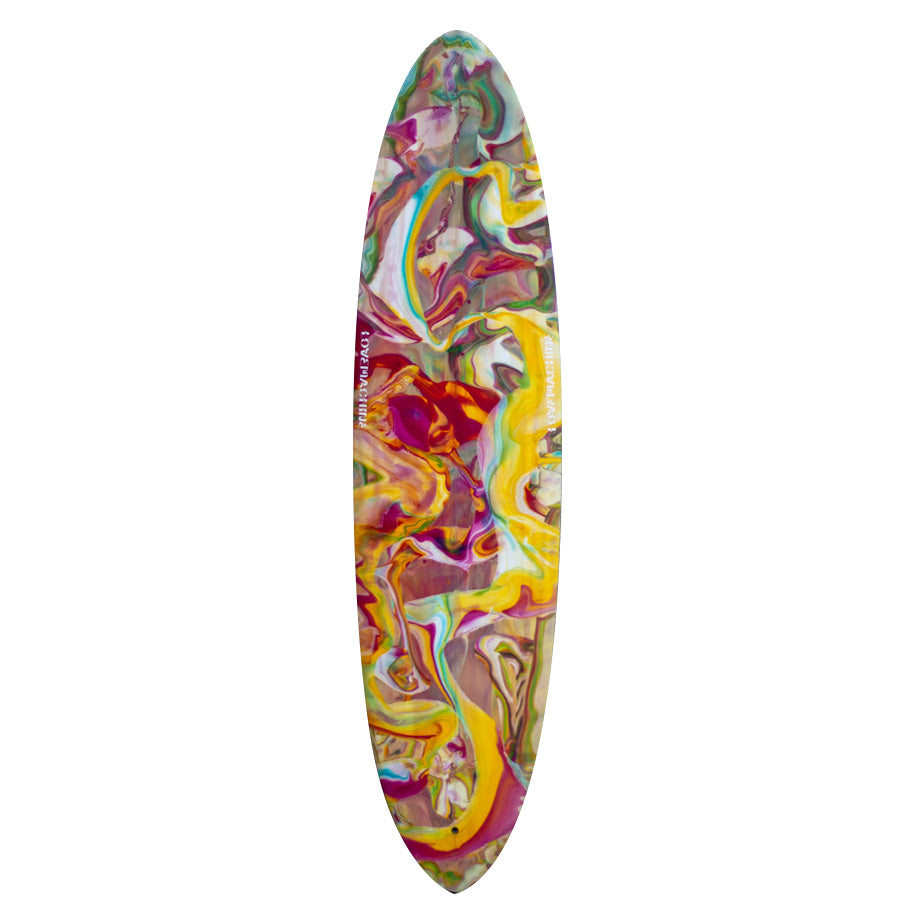 Love Machine Thick Lizzy Surfboard 7'4" - Multi