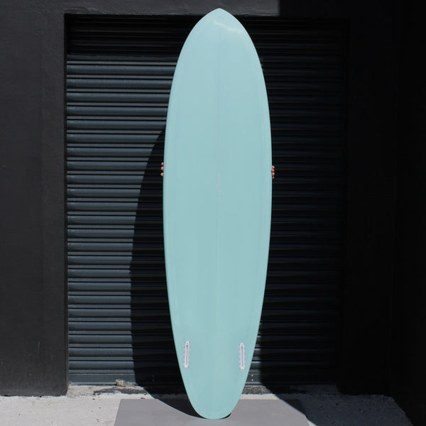 Vouch Twin Nuevo Surfboard - Aqua - 6'10"